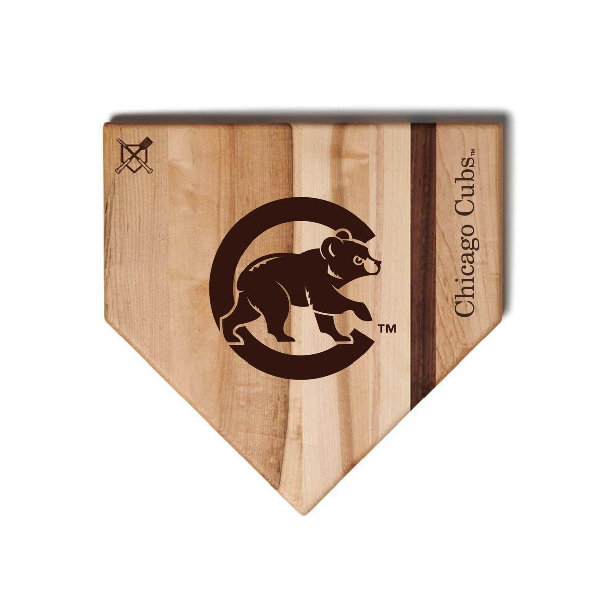 Chicago Cubs Home Plate Cutting Boards | Multiple Sizes – Sports Treasures