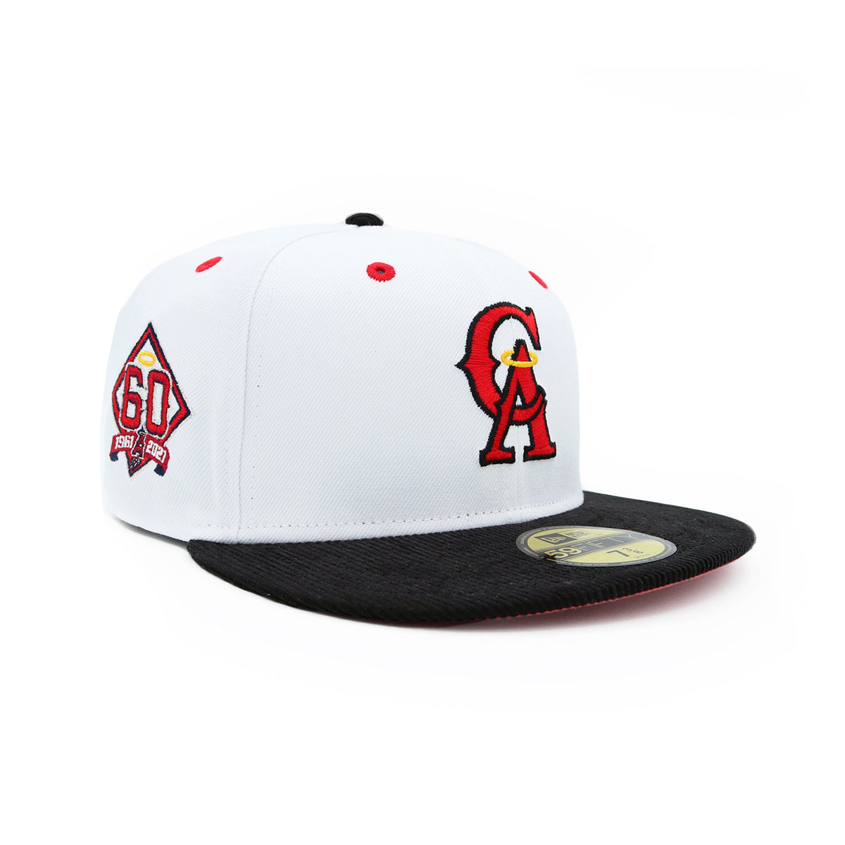 Los Angeles Angels 59FIFTY Red Outline Cord Cap | New Era – Sports ...