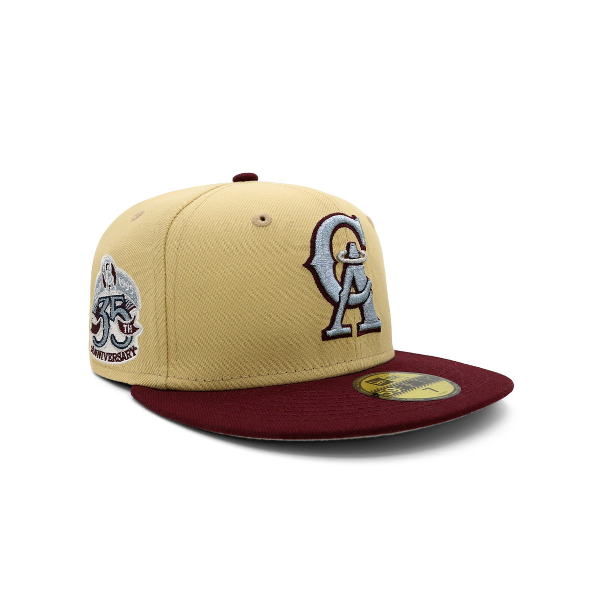 Los Angeles Angels 59FIFTY Fitted Hat - Wheat Crown – Sports Treasures
