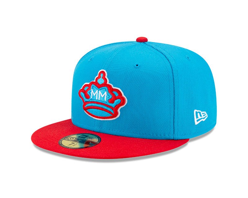 Miami Marlins City Connect 59FIFTY Fitted, Blue/Coral – Sports Treasures