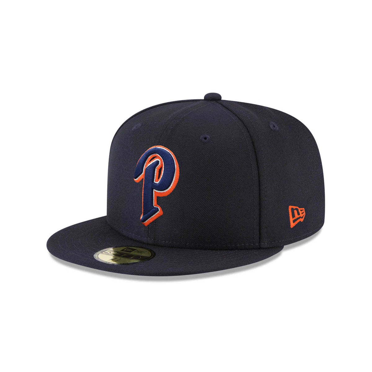 San Diego Padres 59FIFTY Navy Fitted Hat - Orange P Outline – Sports ...